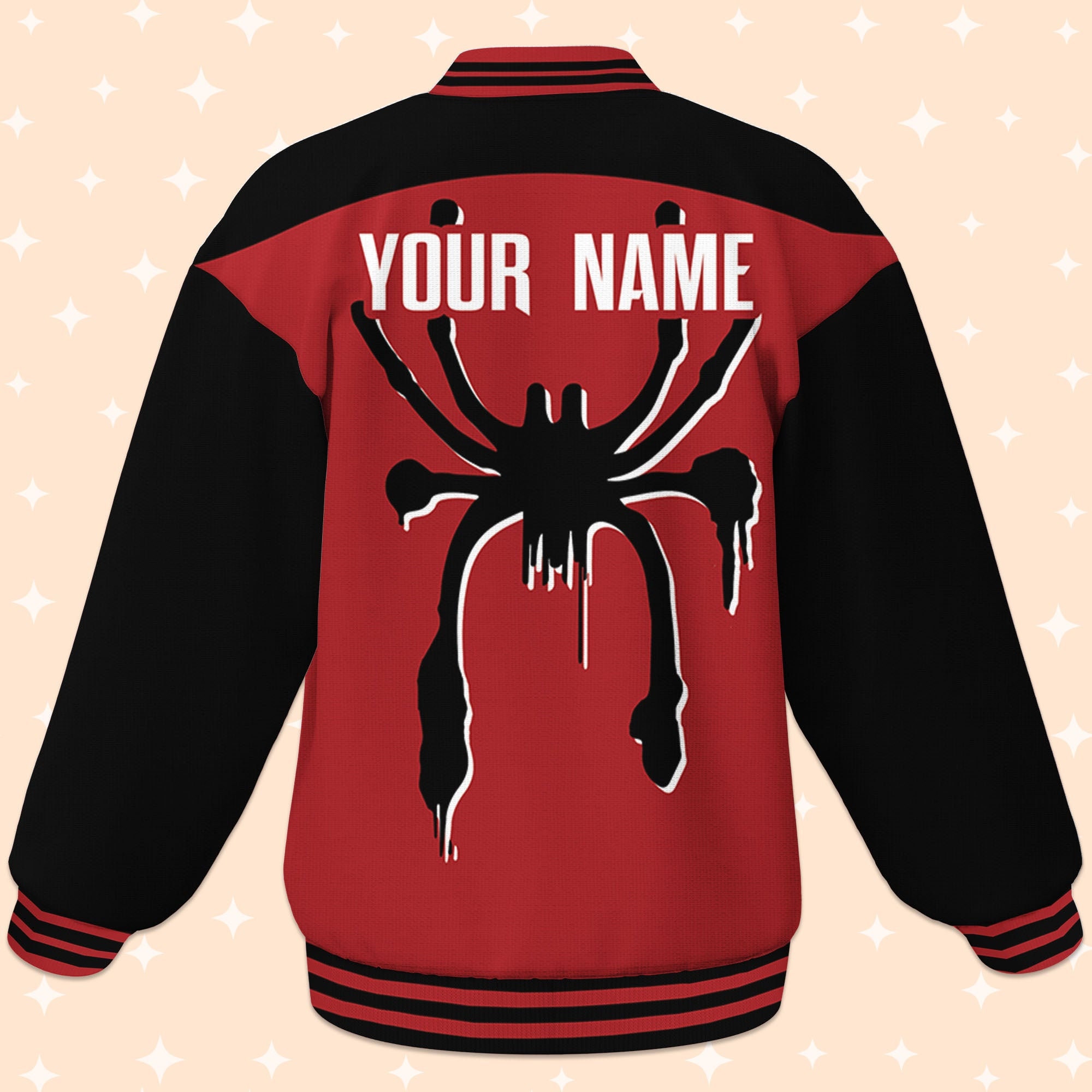 Custom Spiderman Miles Morales Red Spider Jacket sold by Far-Flung ...
