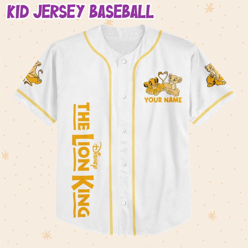 Personalize the Lion King Love Heart Baby Simba Nala Custom - Etsy