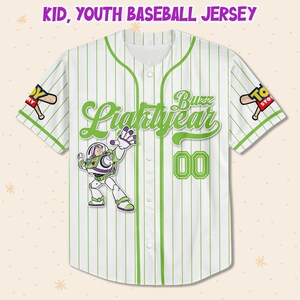 Custom Disney Toy Story Buzz Lightyear Baseball, Custom Kids, Youth ...