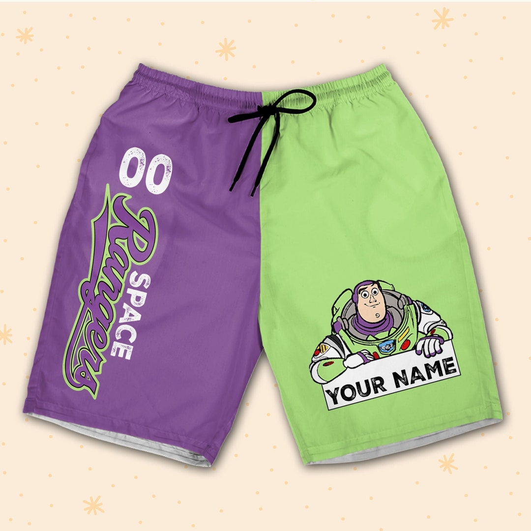 Personalize Toy Story Buzz Lightyear Shorts JS Custom 3D Shorts Sports ...