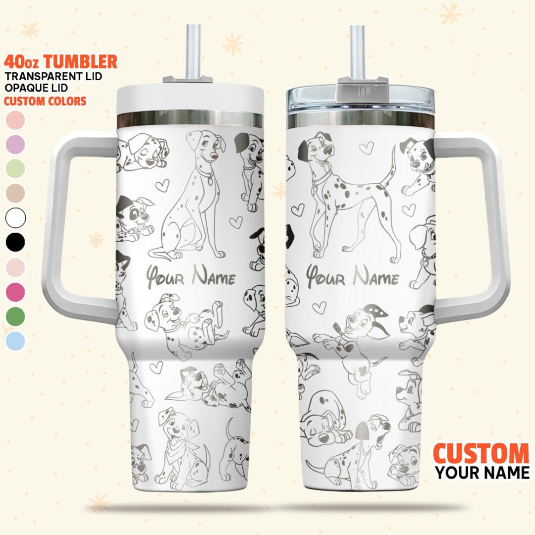 Custom Disney 101 Dalmatians Tumbler, Disney Tumbler Disney Characters ...
