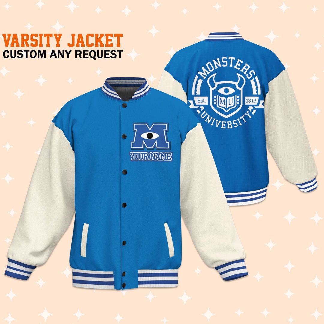 Custom Monster University Uniform Varsity Jacket, Baseball Outfit ...
