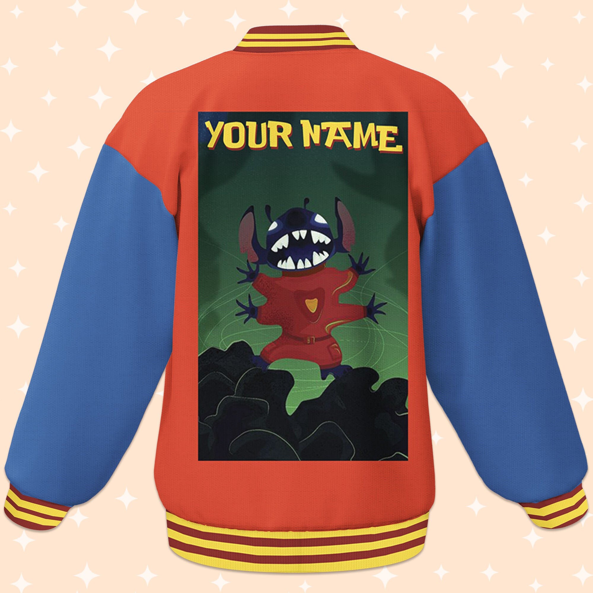 Custom Stitch Fun Jacket, Disney Jacket, Baseball Team Outfit sold by ...