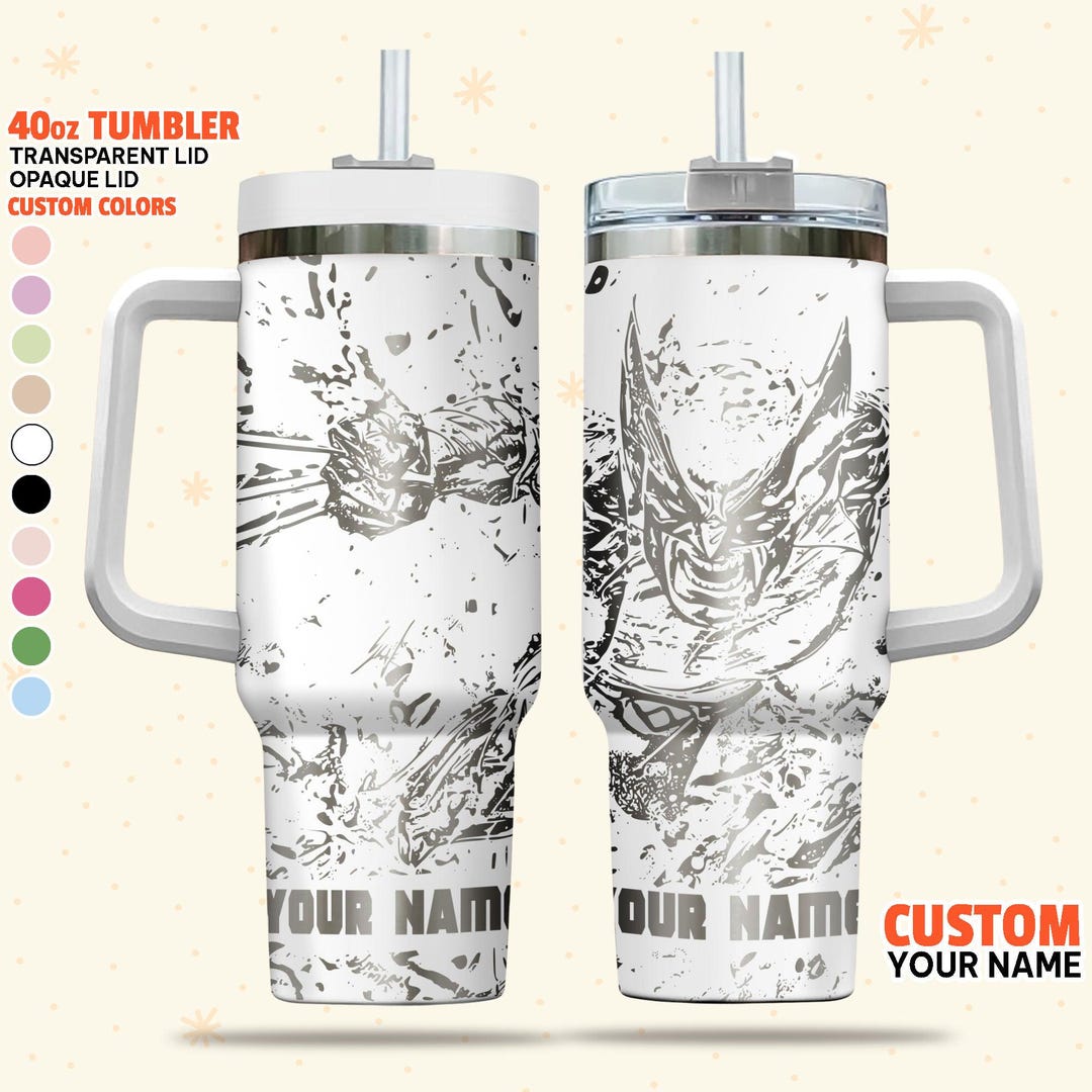 Custom Disney Wolverine Till 90 Chilling Tumbler, Christmas 40oz ...