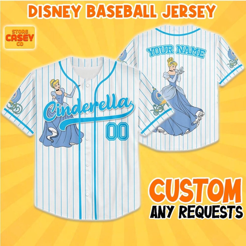 Custom Cinderella Jersey - Etsy