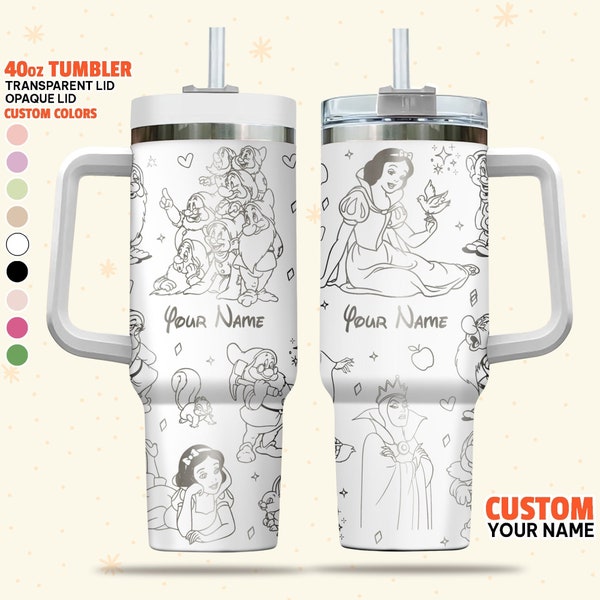 Snow White Tumbler - Etsy