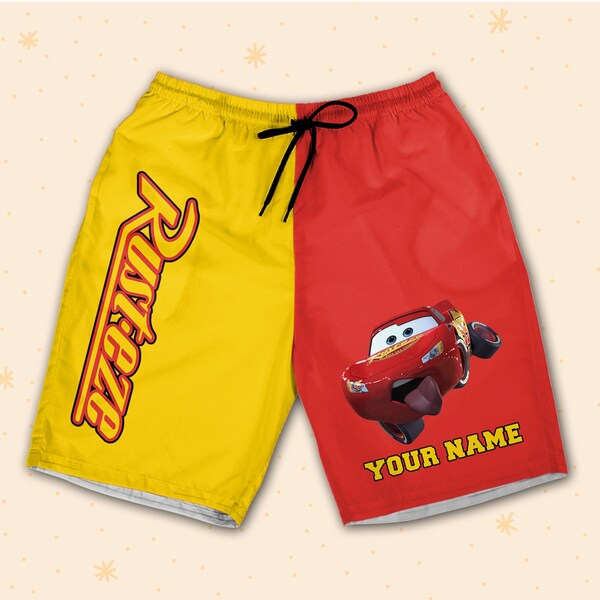 Lightning Mcqueen Pants - Etsy