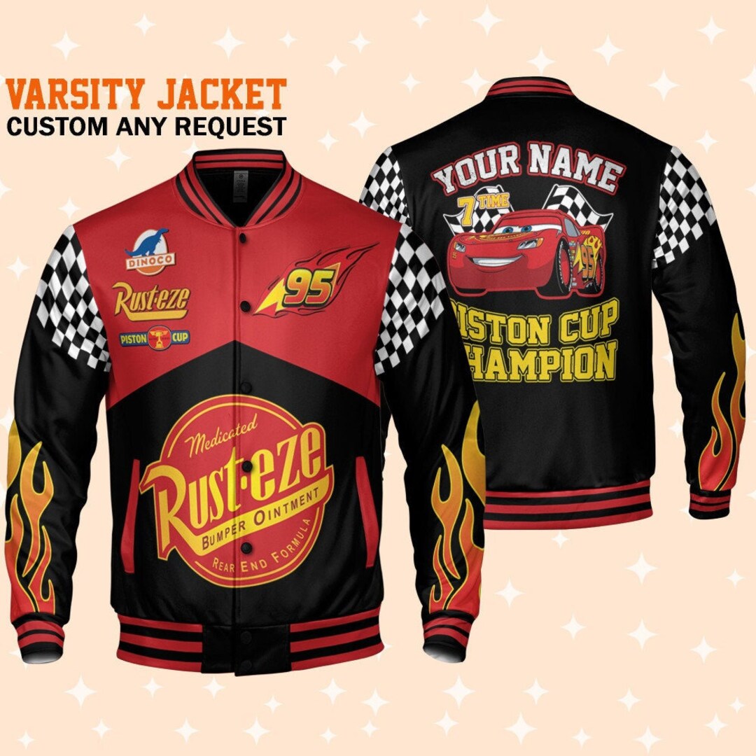 Custom Cars Mcqueen Vintage Victory, Personalize Lightning Mcqueen ...