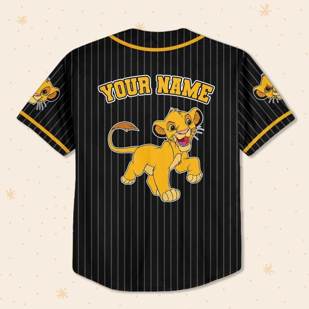 Personalize Disney the Lion King Simba Striped Black, Disneyland ...