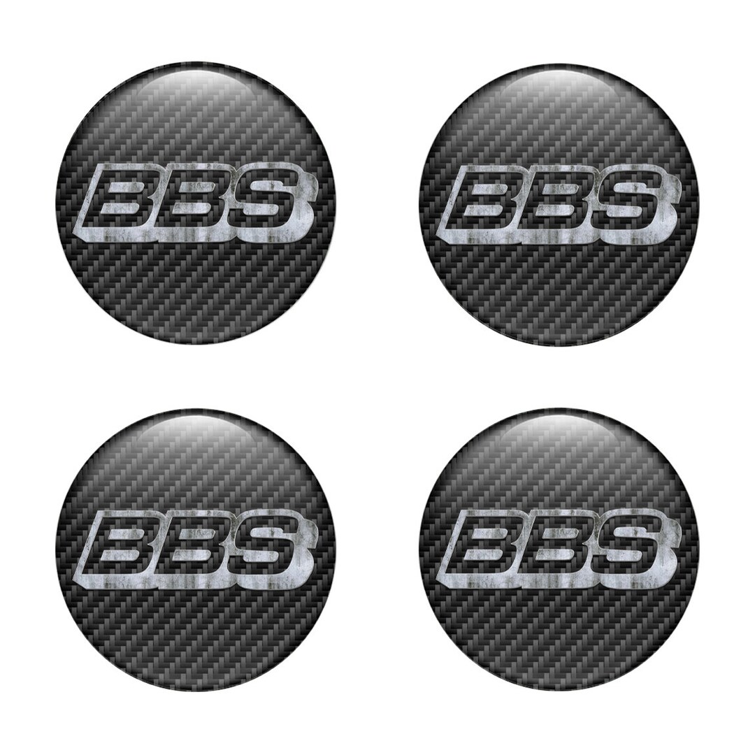 4x Wheel Emblem BBS Domed Stickers Cover Caps Logo Decal - Etsy