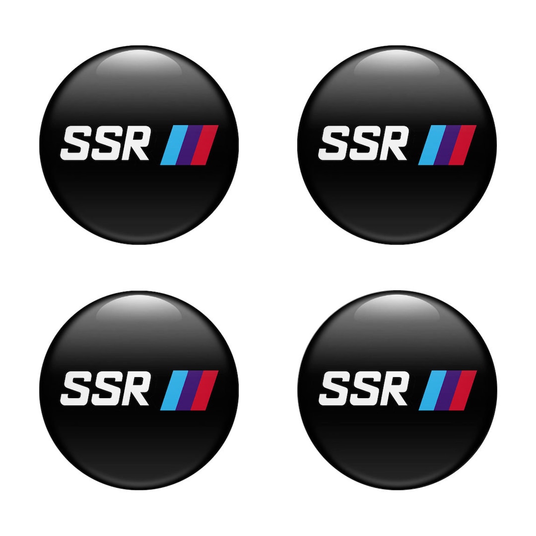 4x Wheel Emblem SSR Speed Star Racing Domed Stickers Cover - Etsy