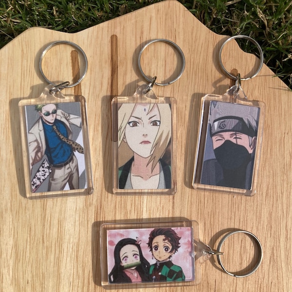 Anime Keychain - Etsy