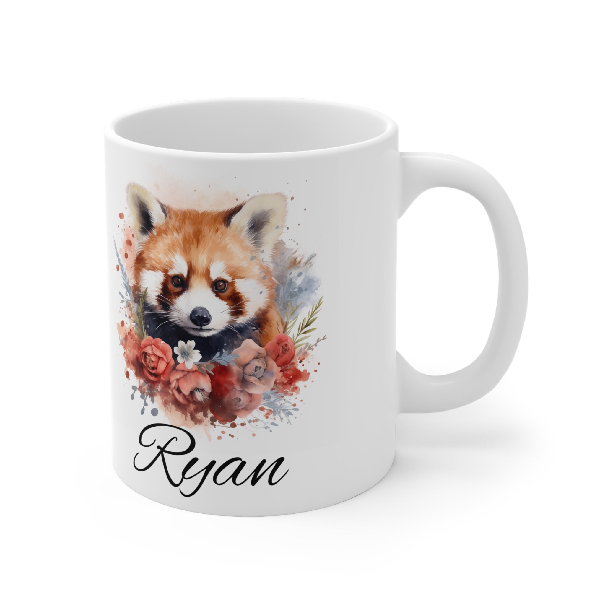PERSONALIZED Red Panda Mug Red Panda Gift Panda Mug Panda Gift Red ...