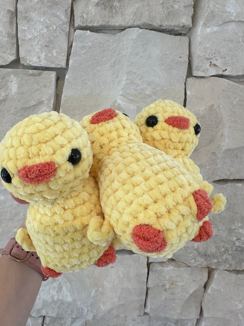 Derpy Chicken Plushies. Handmade Crochet Chicken Made From Super Soft ...