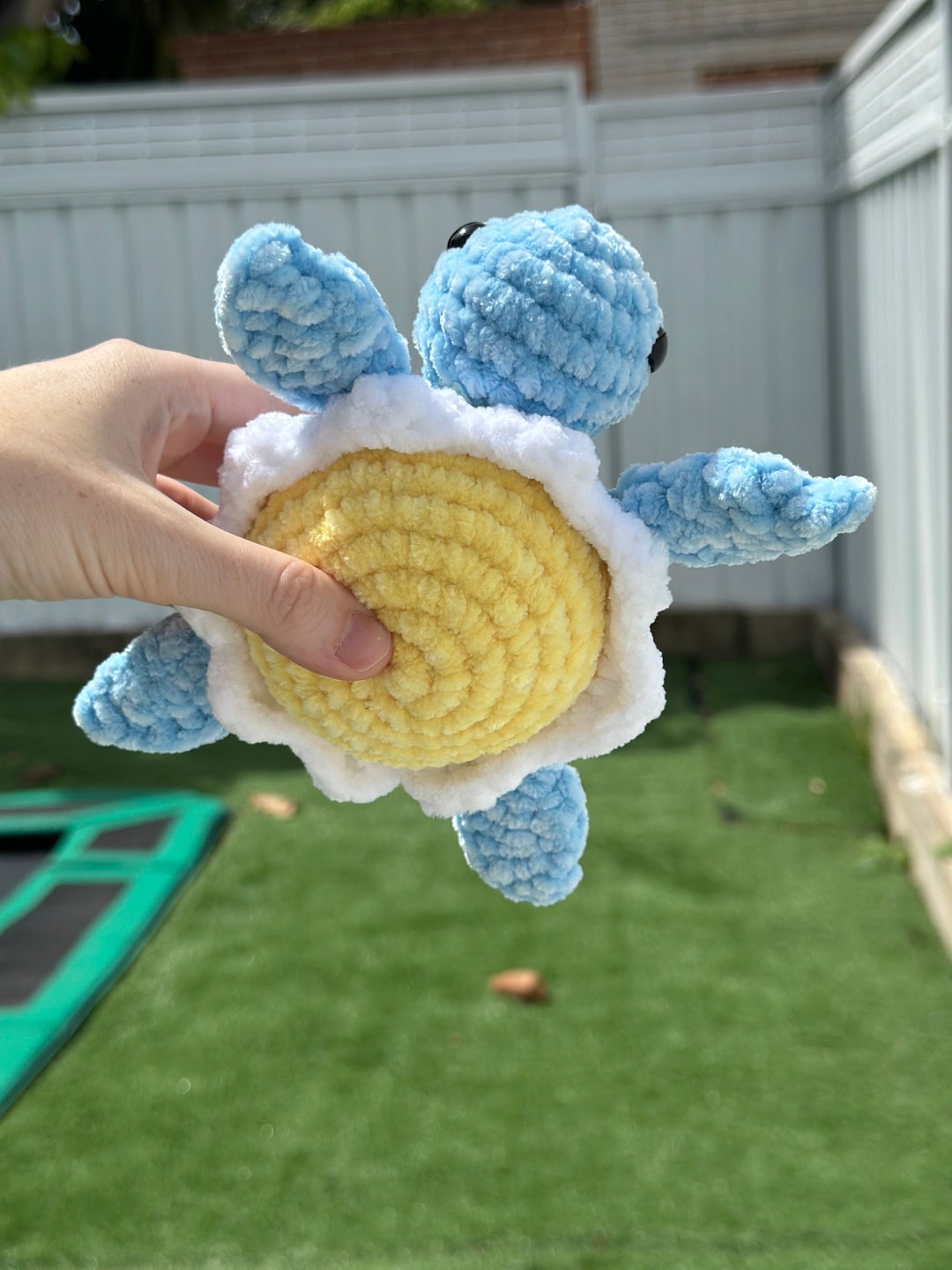 Daisy Turtle Crochet Toy. Flower Turtle Plush. Super Soft Handmade ...