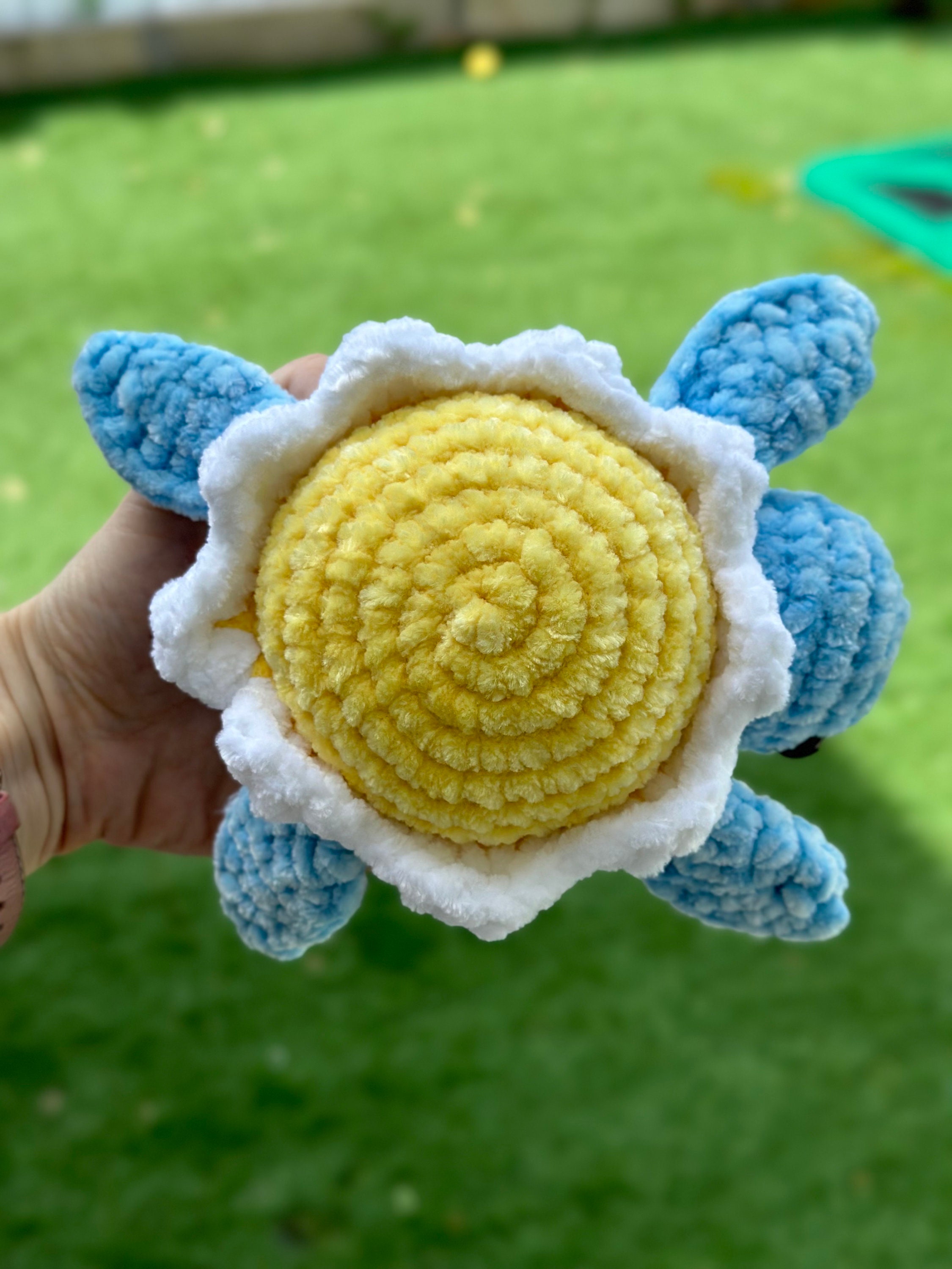 Daisy Turtle Crochet Toy. Flower Turtle Plush. Super Soft Handmade ...