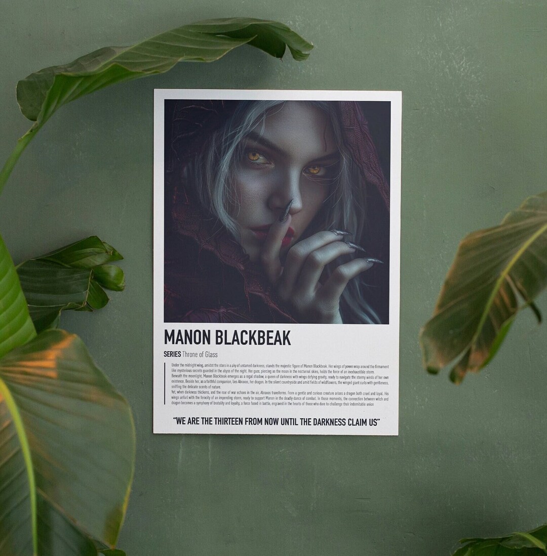 A Court of Wings and Ruin Polaroid Poster, Rhysand, Feyre Archeron, Booktok, Sarah J Maas, Book ...