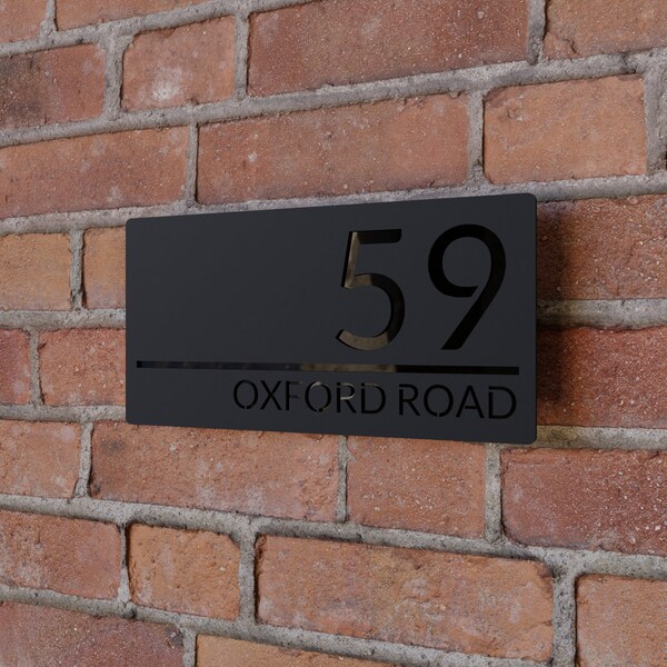 Apartment Number Plaque - Etsy