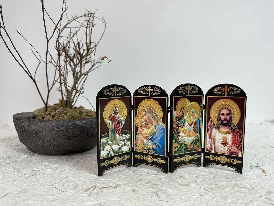 Virgin Mary Merciful Eleousa With Jesus Christ and Archangels - Etsy