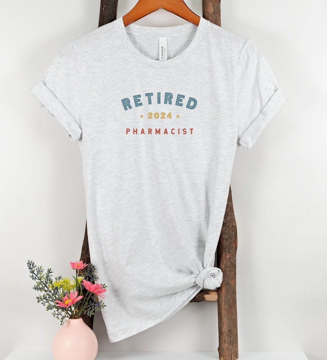 Retired Pharmacist Tshirt, Retired 2024 Shirt, Retirement Party ...