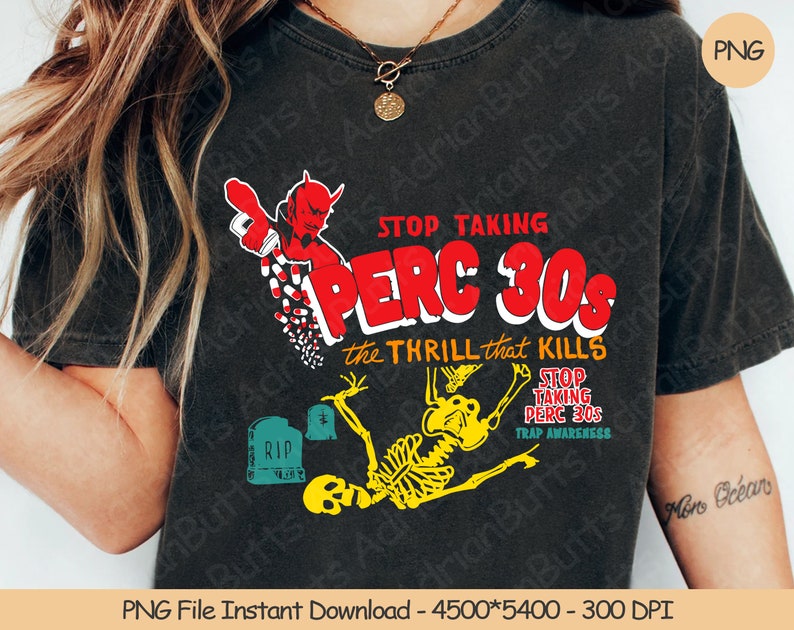 Stop Taking Perc 30spng Digital Design Download Sublimation PNG Funny ...