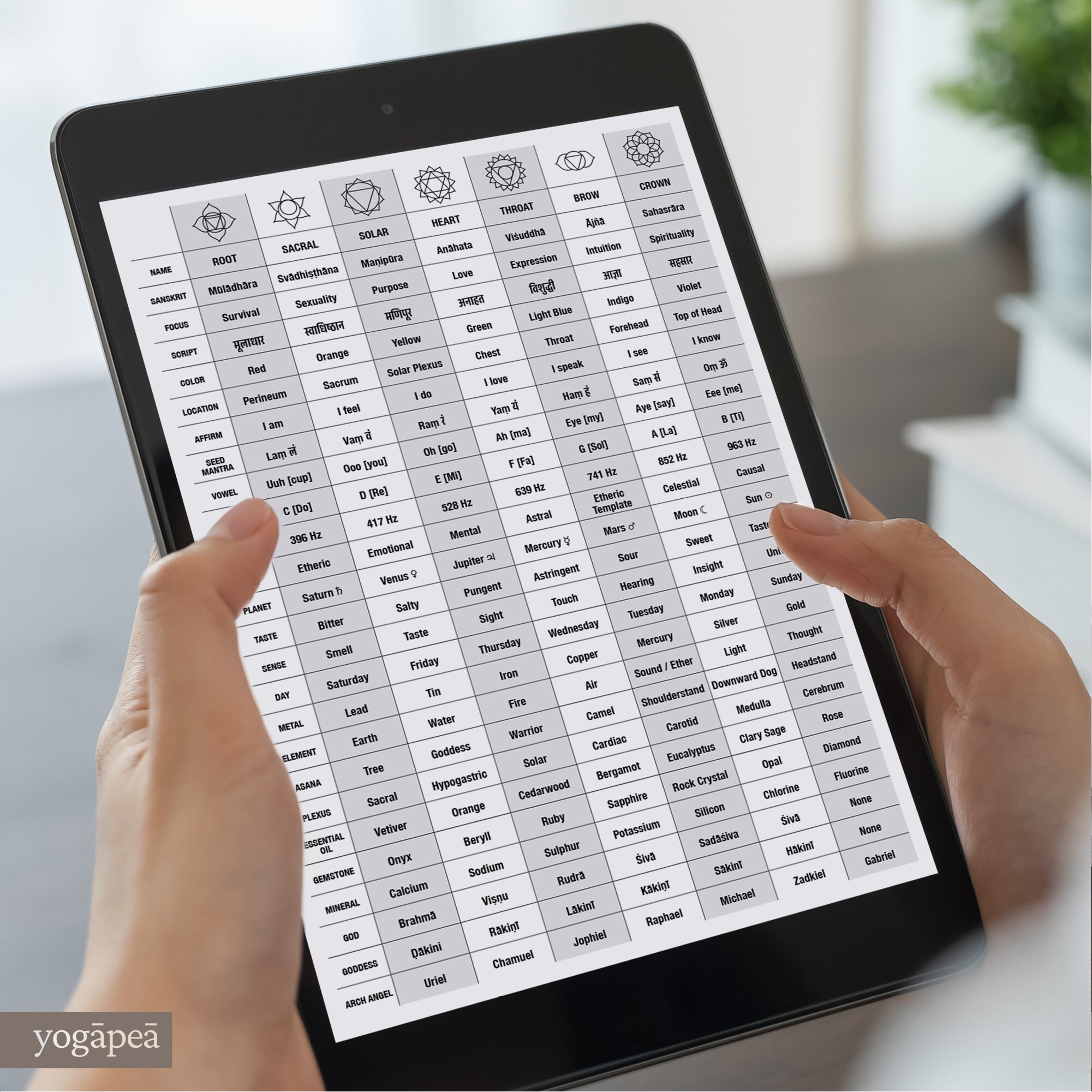 Chakra Balance Chart Chakra Guide Chakra Cheat Sheet - Etsy