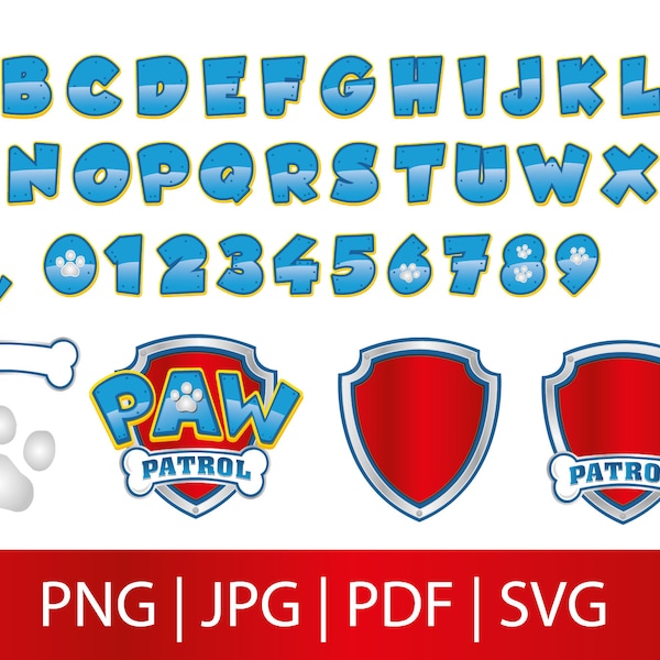 Paw Patrol Vectors - Etsy