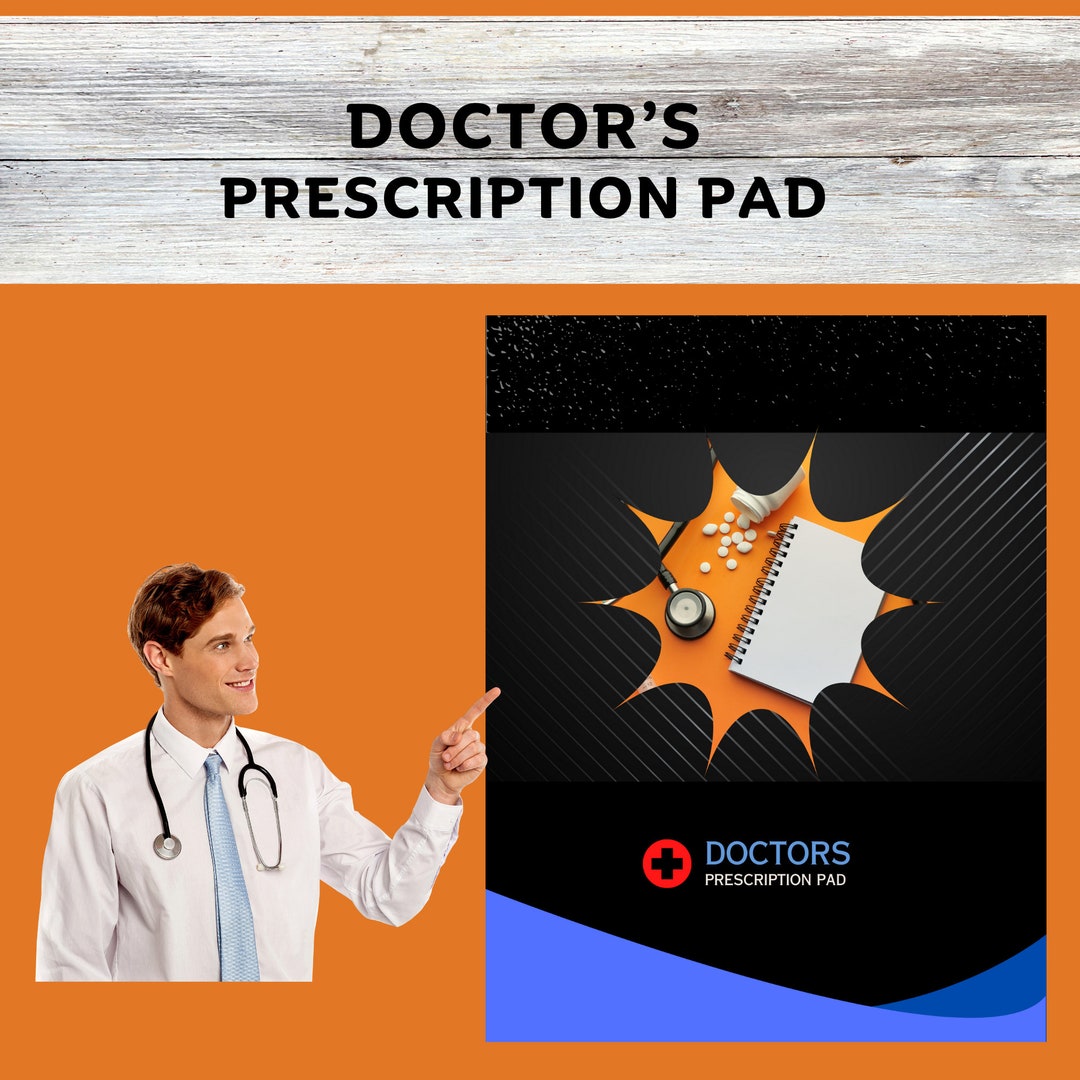 Doctors Prescription Pad - Etsy