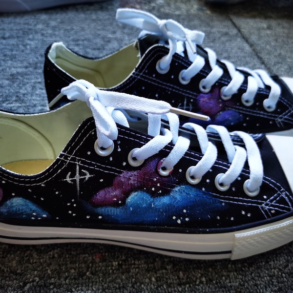 Galaxy Converse - Etsy