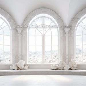Virtual Video Call Background | Luxury White Windows | Image for Zoom ...