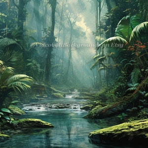 Virtual Video Call Background | Rainforest | Image for Zoom, Video ...