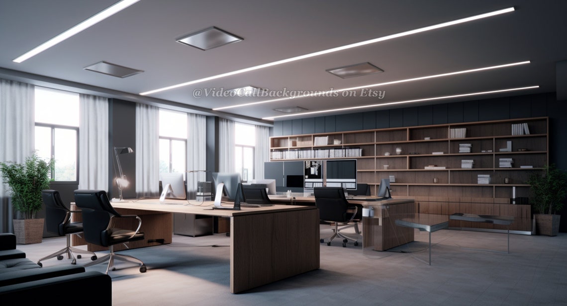 Virtual Video Call Background | Modern Corporate Office | Image for ...
