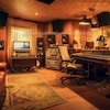 Virtual Video Call Background Modern Recording Studio Image for Zoom ...