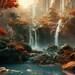 Virtual Video Call Background | Waterfall in the Forest | Image for ...
