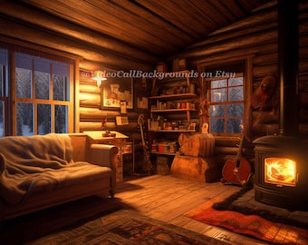 Virtual Video Call Background | Modern Recording Studio | Image for ...