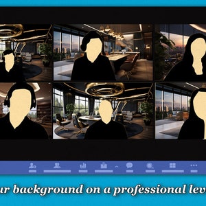Virtual Video Call Background | High-end Corporate Offices | Image for ...