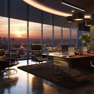 Virtual Video Call Background | High-end Corporate Offices | Image for ...
