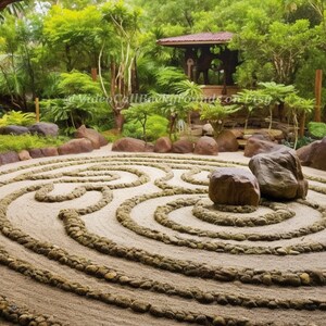 Virtual Video Call Background | Zen Garden | Image for Zoom, Video ...