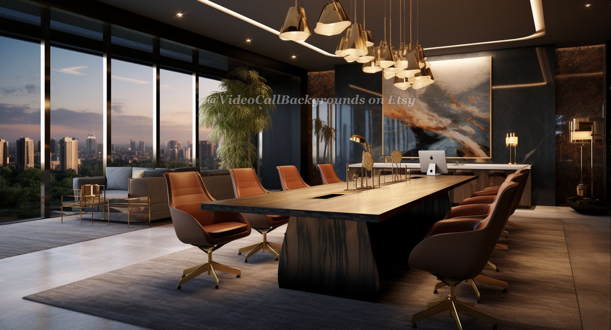 Virtual Video Call Background | High-end Corporate Offices | Image for ...