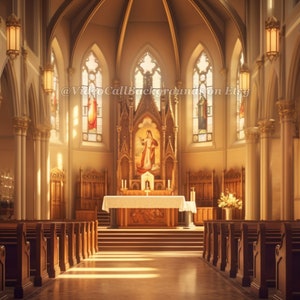 Virtual Video Call Background | Catholic Church | Image for Zoom, Video ...