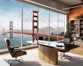 Virtual Video Call Background | Modern Industrial Offices | Image for ...