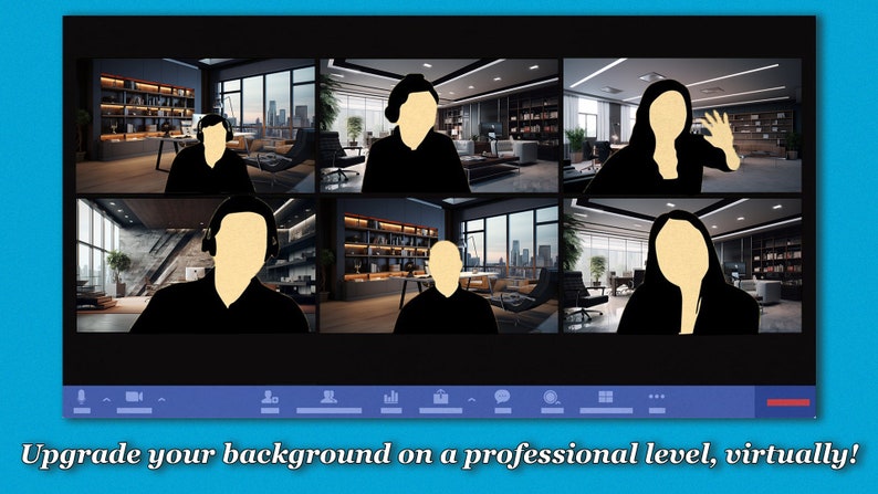 Virtual Video Call Background | Modern Corporate Office | Image for ...