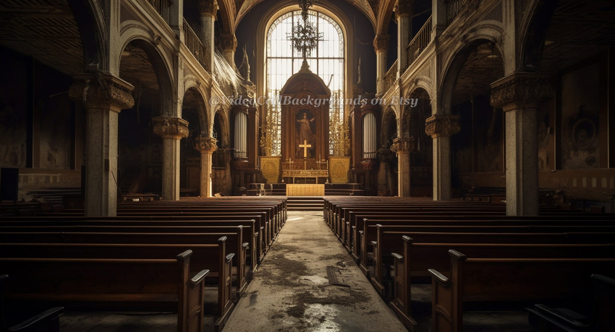 Virtual Video Call Background | Protestant Church | Image for Zoom ...