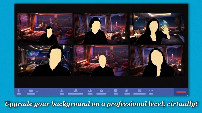 Virtual Video Call Background | 5 Star Sky Scraper Hotel | Image for ...
