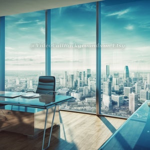 Virtual Video Call Background | Corporate Skyscraper Office | Image for ...