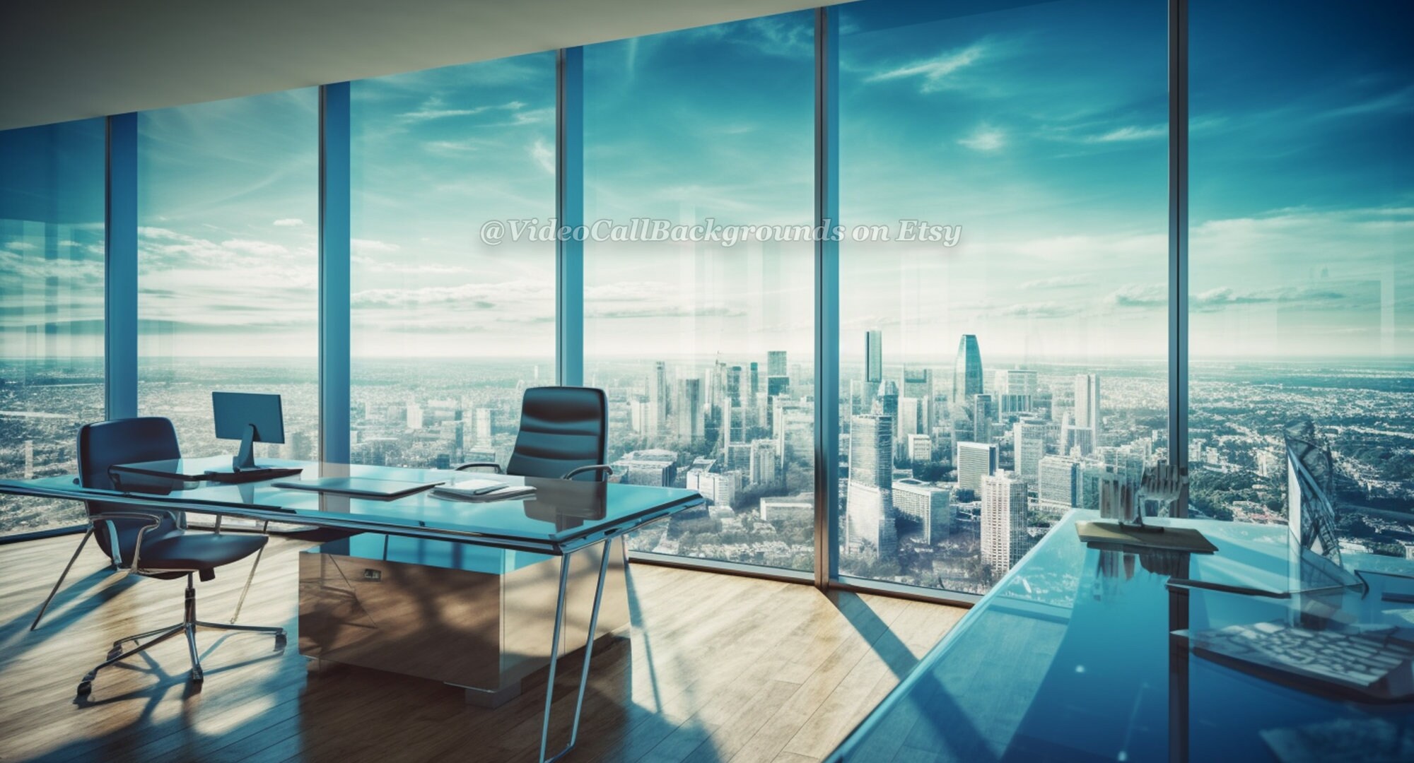 Virtual Video Call Background | Corporate Skyscraper Office | Image for ...