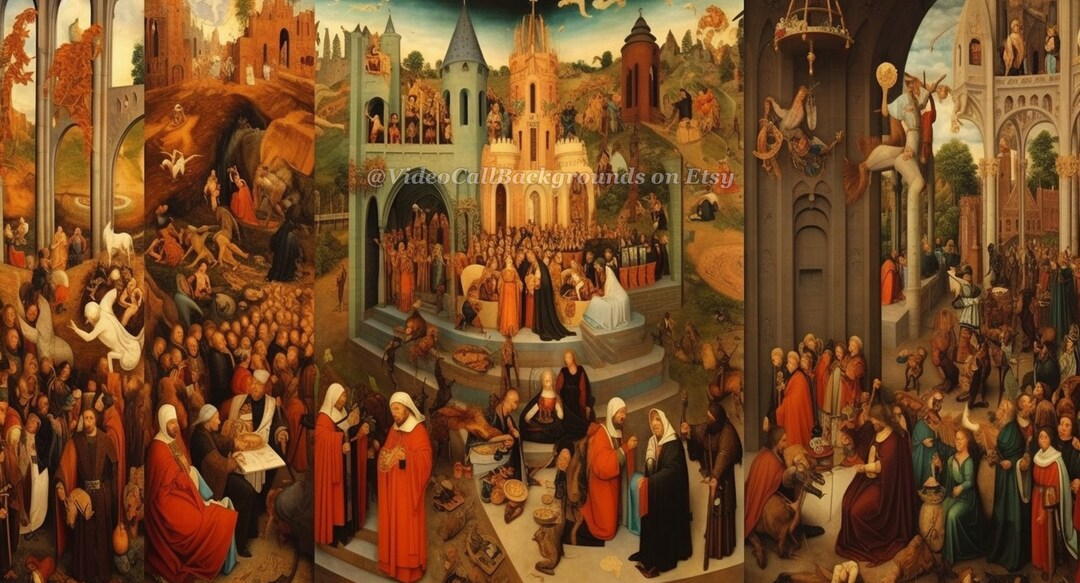 Virtual Video Call Background | Protestant Catholic Art | Image for ...