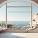 Virtual Video Call Background | Modern Coastal Window | Image for Zoom ...