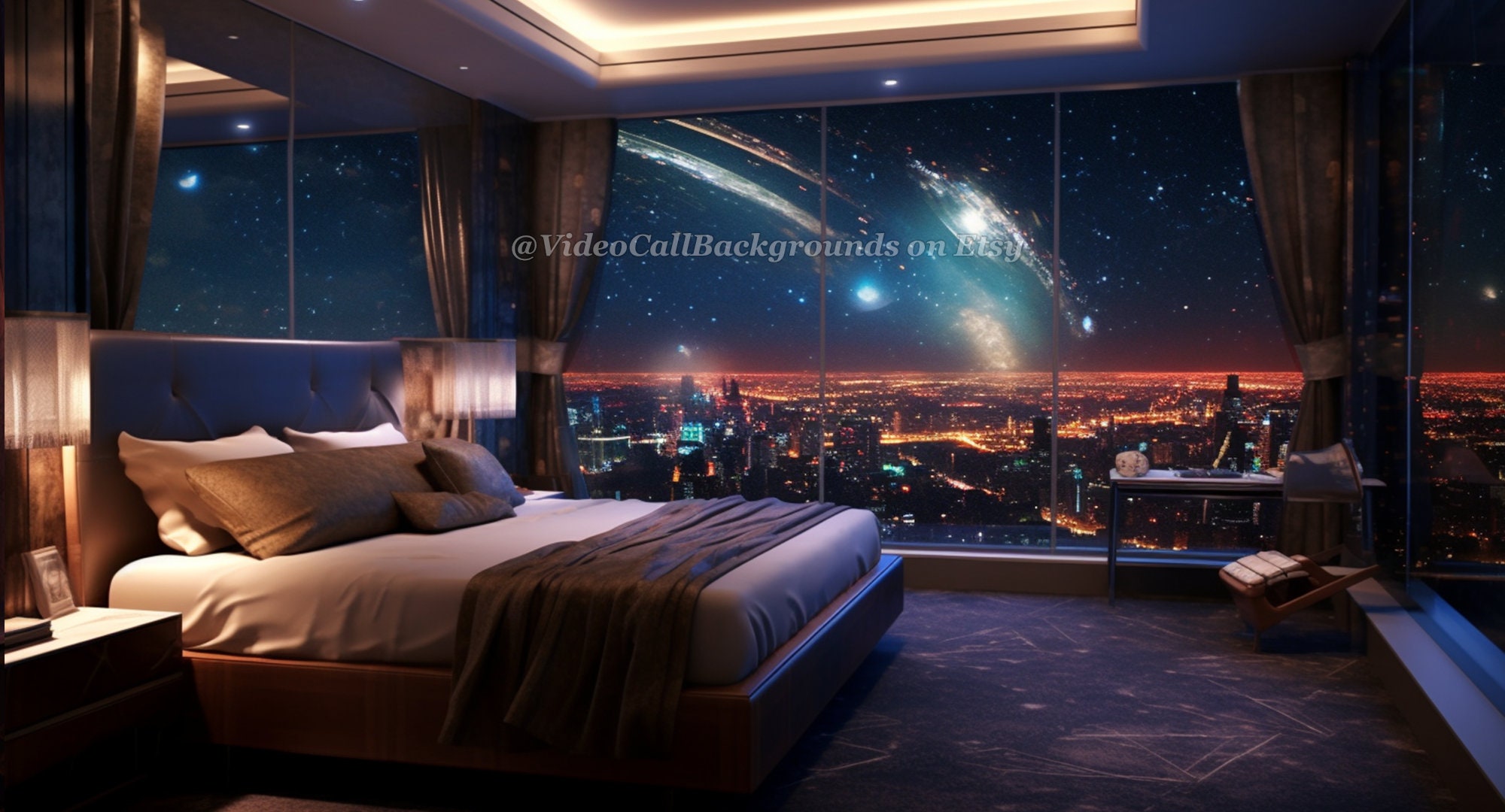 Virtual Video Call Background | 5 Star Sky Scraper Hotel | Image for ...