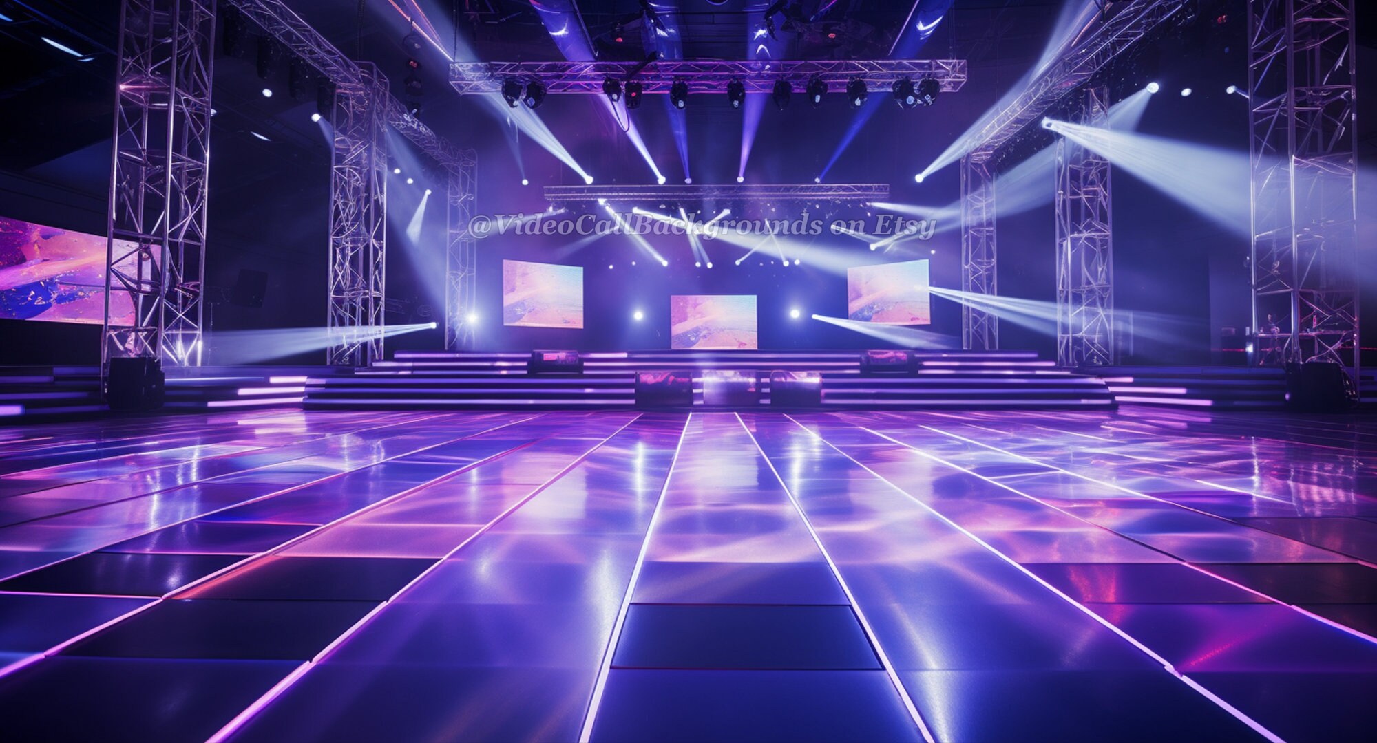 Virtual Video Call Background | Dance Floor | Image for Zoom, Video ...